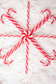 12" Acrylic Peppermint Snowflake Large Ornament - Decorator's Warehouse