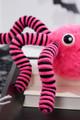 15” Faux Fur Pink Spider - Decorator's Warehouse