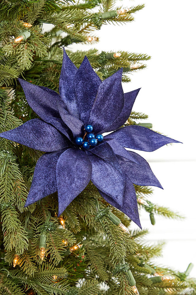 Blue Christmas Decorations | Lattice Ribbon | Decorator's Warehouse