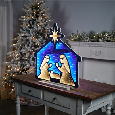 24.5"H Holy Family Infinity Light - Decorator's Warehouse