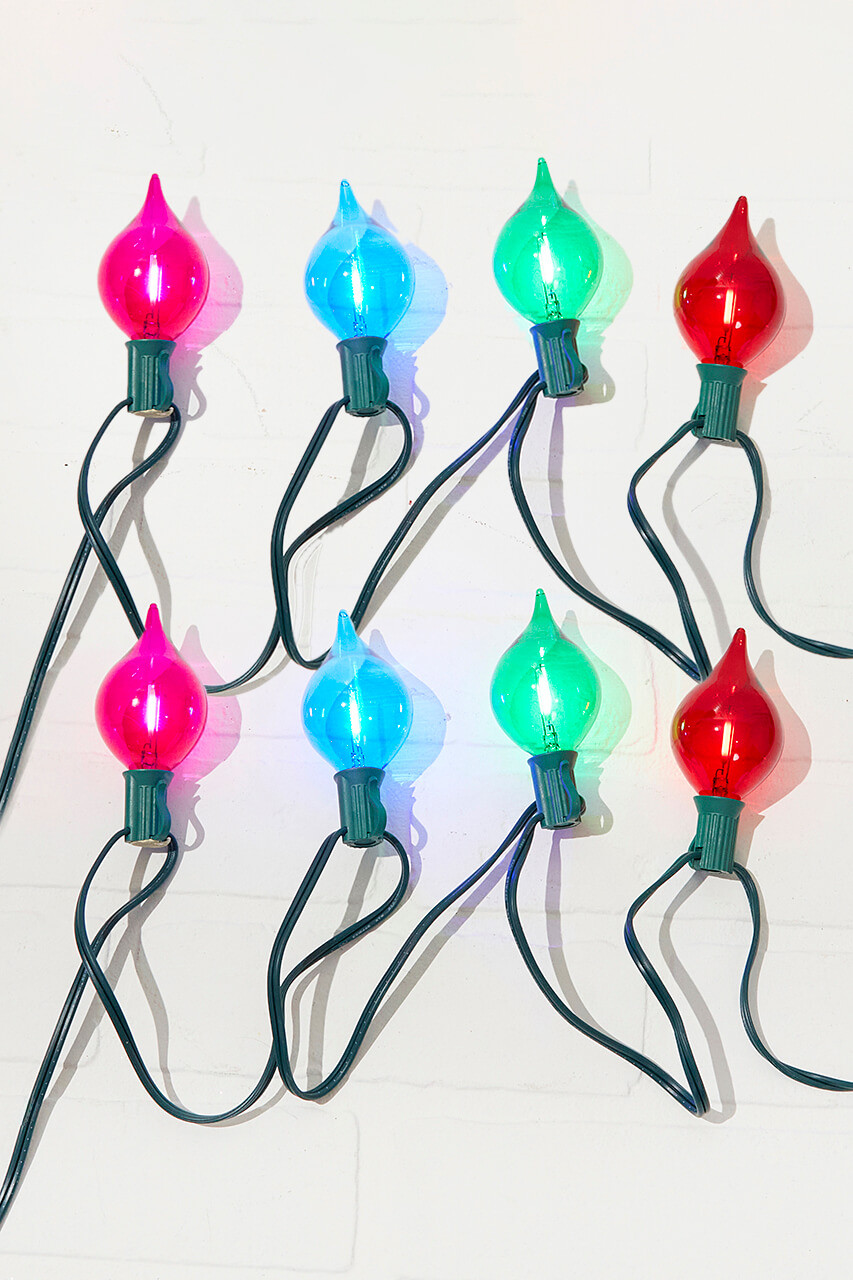 128" LED Retro Kismet Light Strand X8 - Multi - Decorator's Warehouse