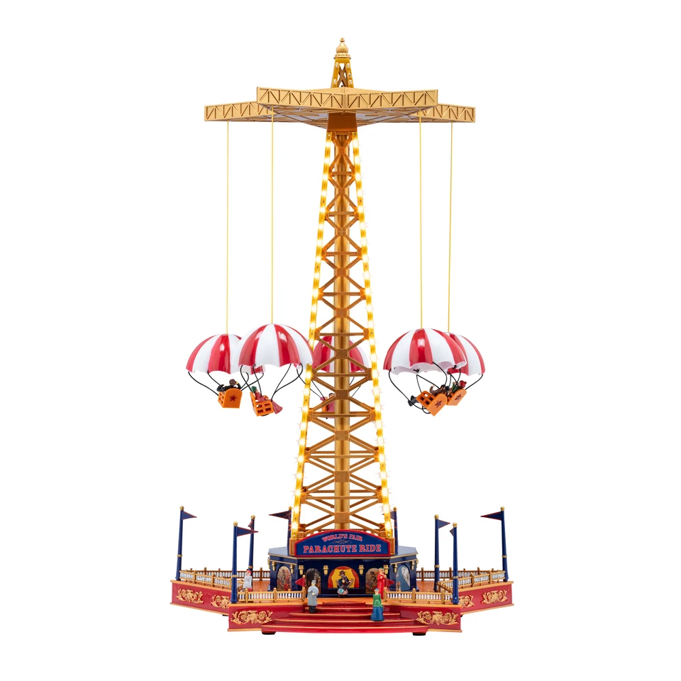 18" 90th Anniversary World's Fair Parachute Ride - Decorator's Warehouse