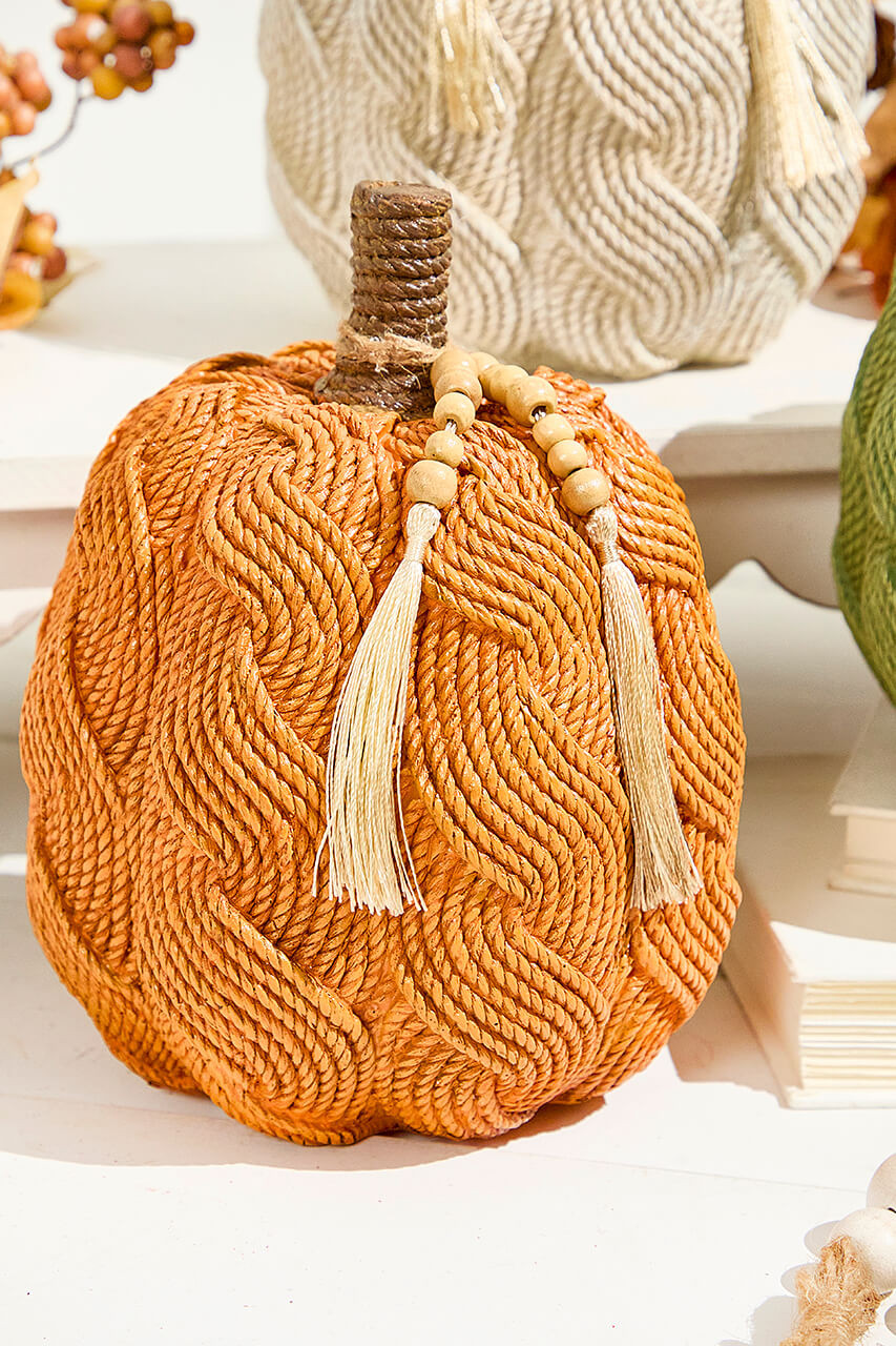 7.87" Resin Harvest Pumpkin - Decorator's Warehouse