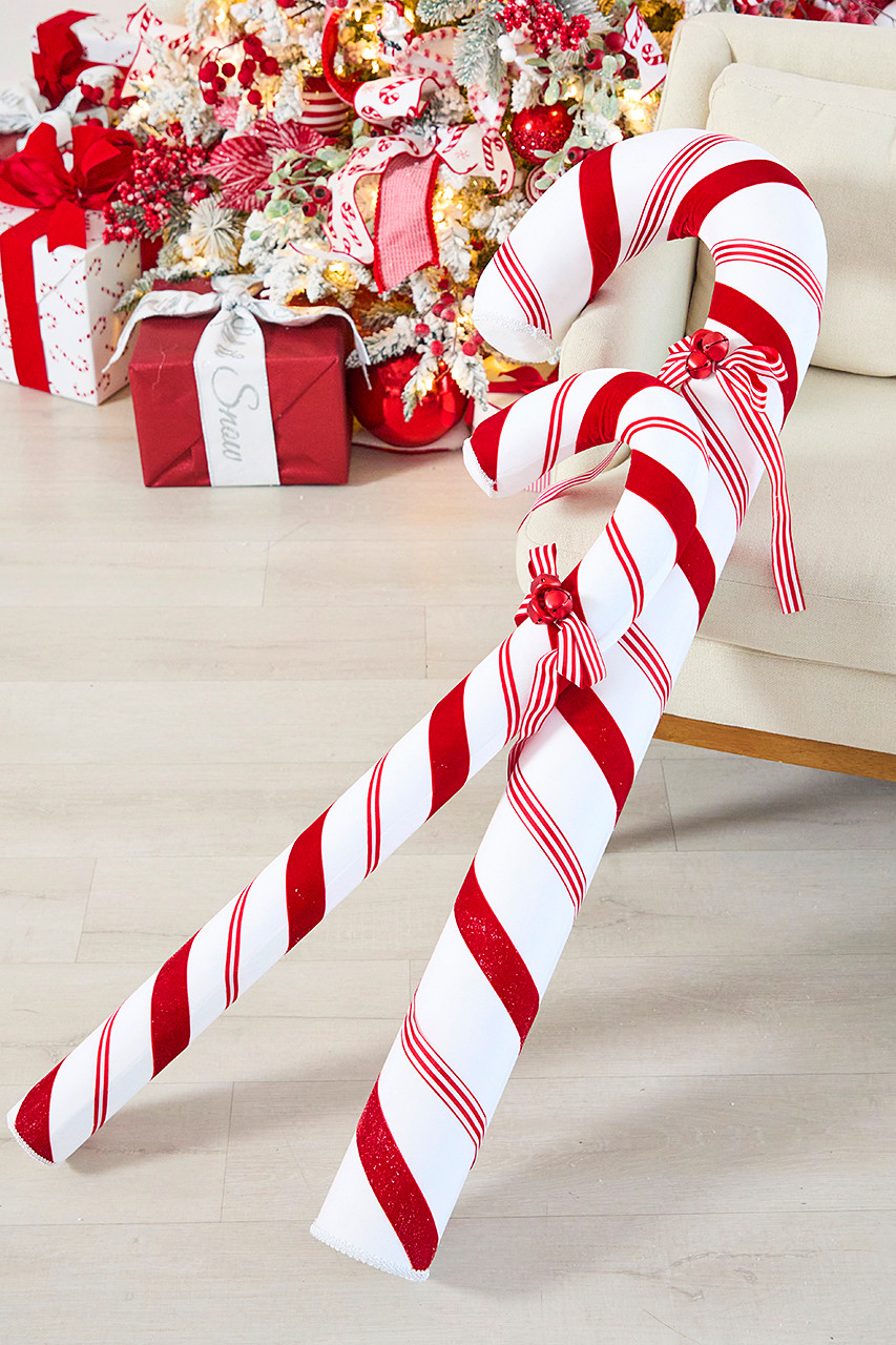 37" - 46” Giant Candy Canes - Set of 2