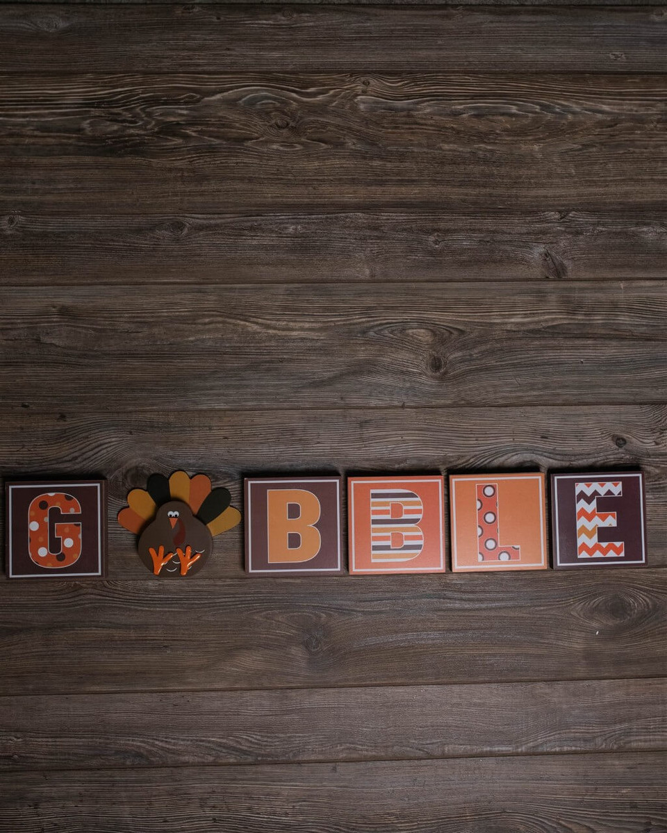 Fall Blocks - Set of 4 - Decorator's Warehouse