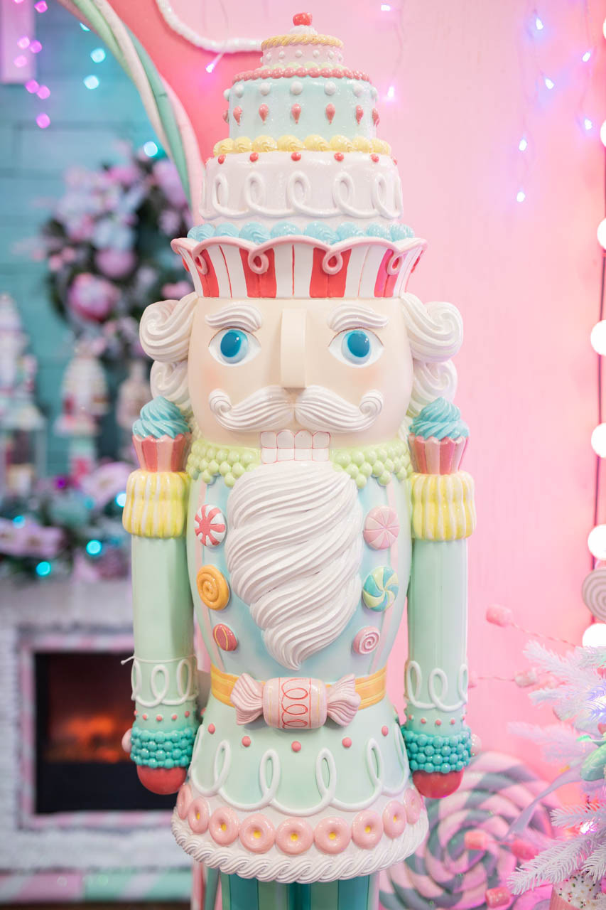 13” Plush Nutcracker Chef Head - Decorator's Warehouse