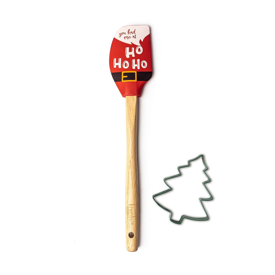 12” Krumbs Kitchen Spatula & Cookie Cutter Set - Decorator's Warehouse
