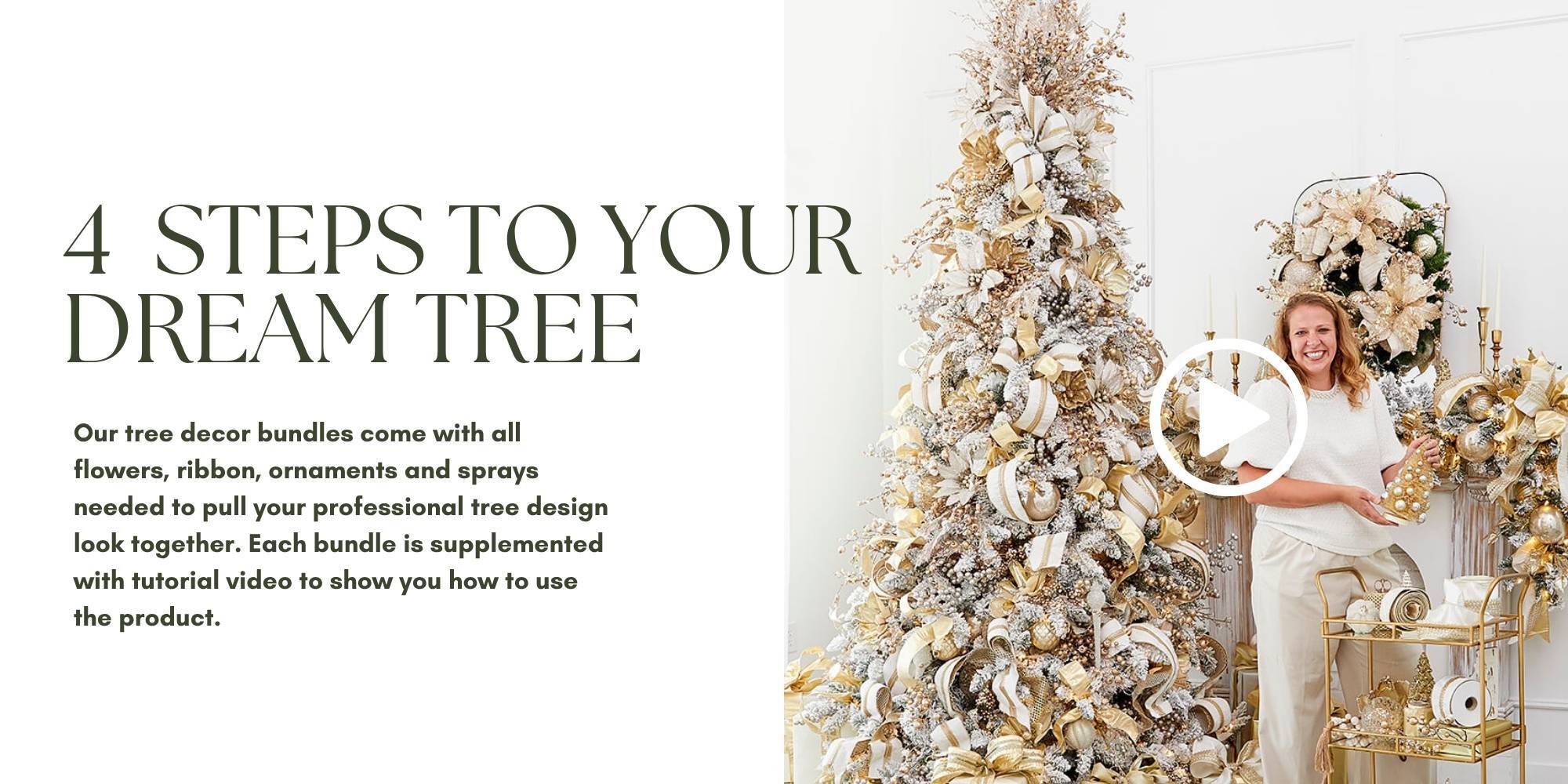 Christmas Tree Bundles | Decorated Christmas Trees