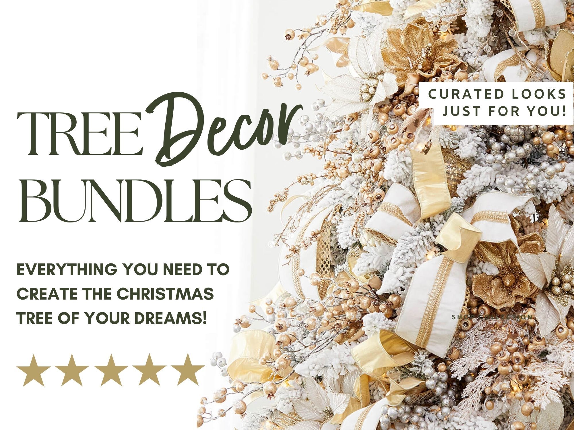 Christmas Tree Bundles | Decorated Christmas Trees