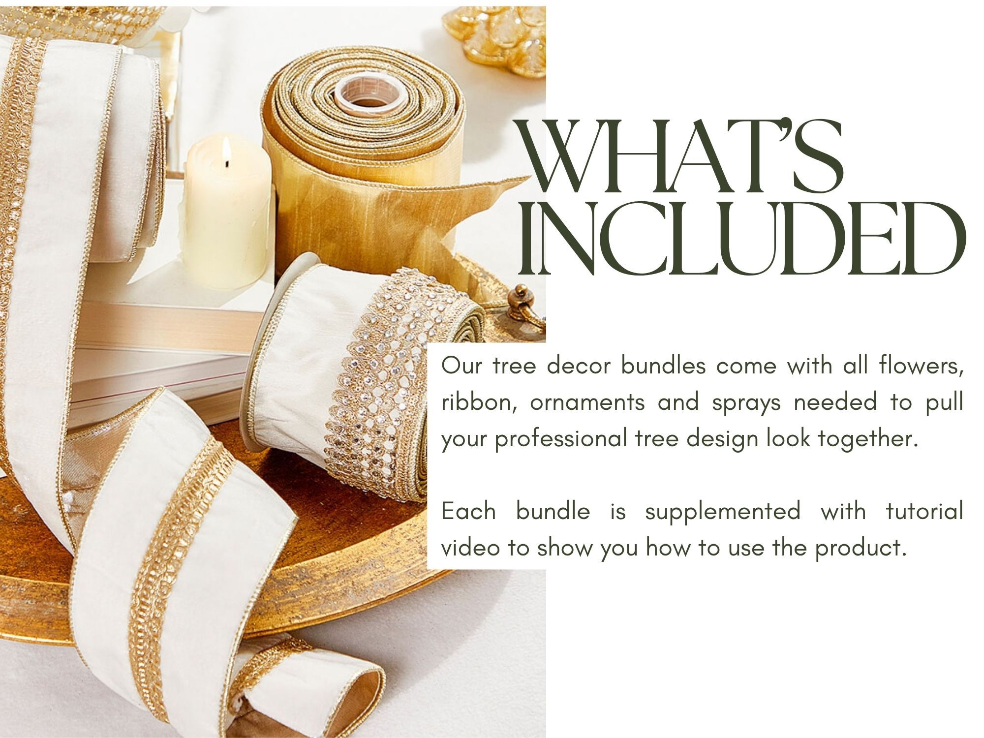 Christmas Tree Bundles | Decorated Christmas Trees