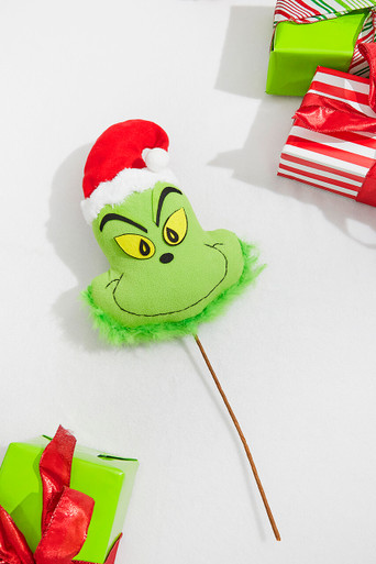 24” x 9.5" Green Monster Head Pick - Decorator's Warehouse