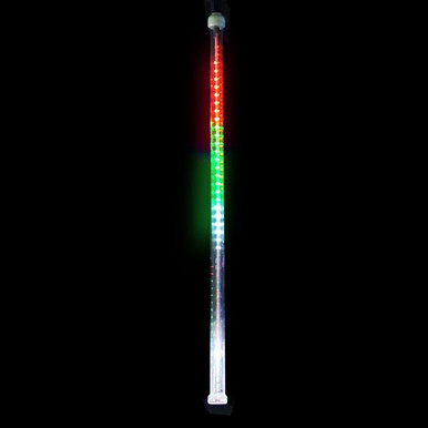 36" LED Snowfall Tube - Red/Green/Pure White - Decorator's Warehouse