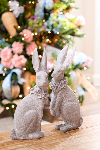 13" Bunny Resin Figure - Decorator's Warehouse