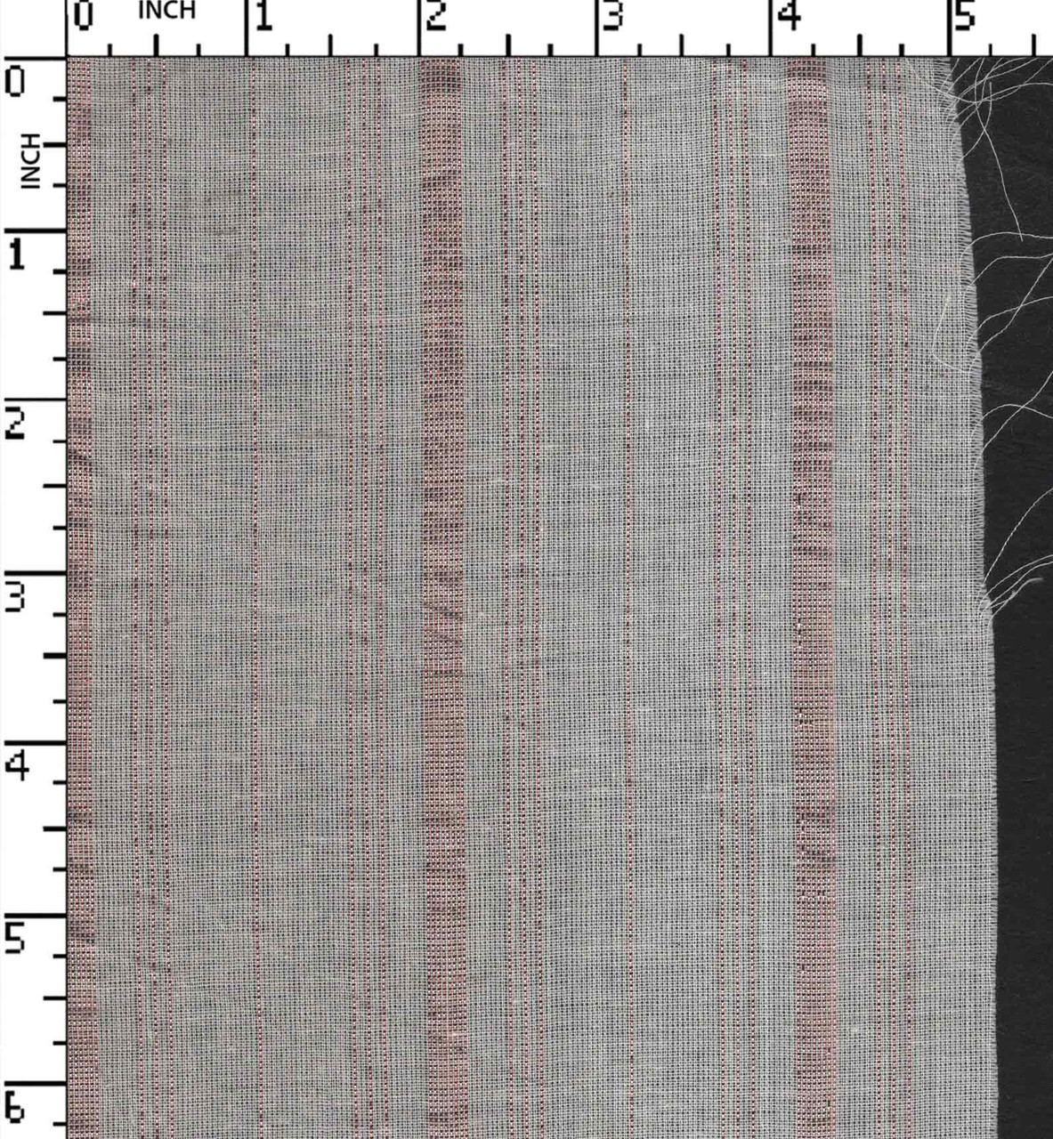 Cotton Lurex Greige Plain Thin Thick Stripe Ecru/Copper Lurex W-47 Gsm ...