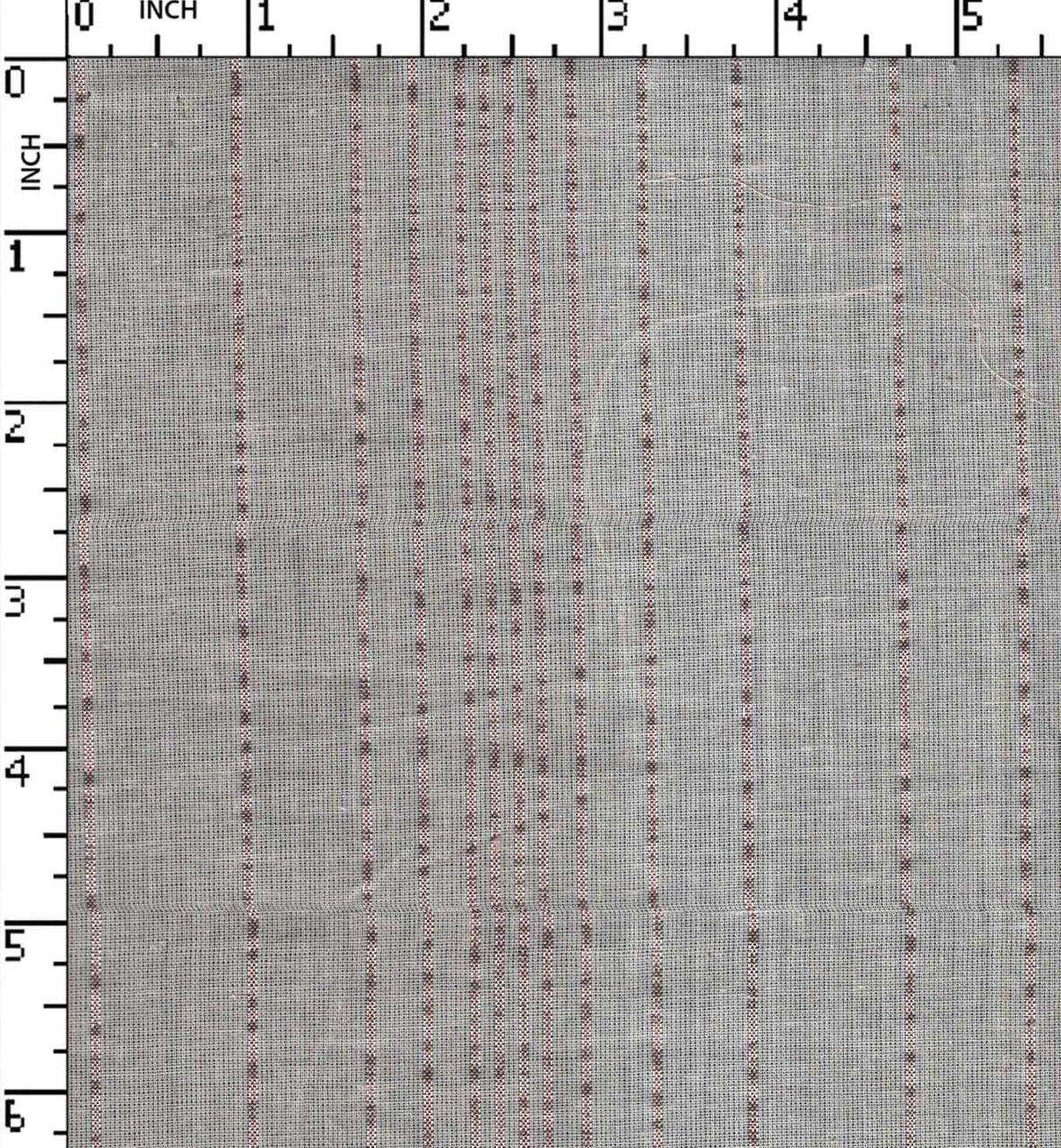 Cotton Lurex Greige Plain 1Mm Stripe Ecru/Copper Lurex/Silver Lurex W ...