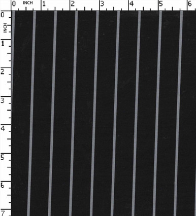 97% Cotton 3% Spendex Yarn Dyed Plain 3Mm Stripe Black/Lt.Grey 40X40 ...