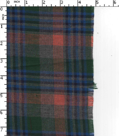 100% Cotton Yarn Dyed Twill Plaid Check Dk.Green/Grey/Dk.Blue/Orange ...