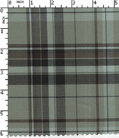 100% Cotton Yarn Dyed Oxford Big Check Mustard Green/Brown/Black 40X230 ...