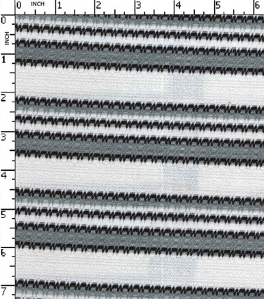 100% Polyester Yarn Dyed Crochet Horizontal Design Stripe Color Chart W ...