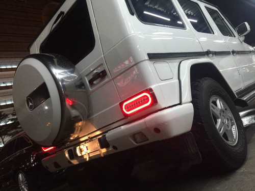 HPB Mercedes Benz G Class Smoked LED Tail Light (Brake Light & Turn ...