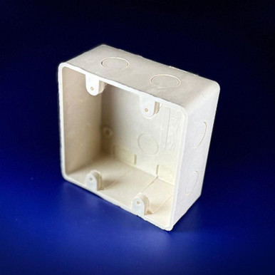 4x4 PVC WALL BOX - 50 p/box - JVS Manufacturing