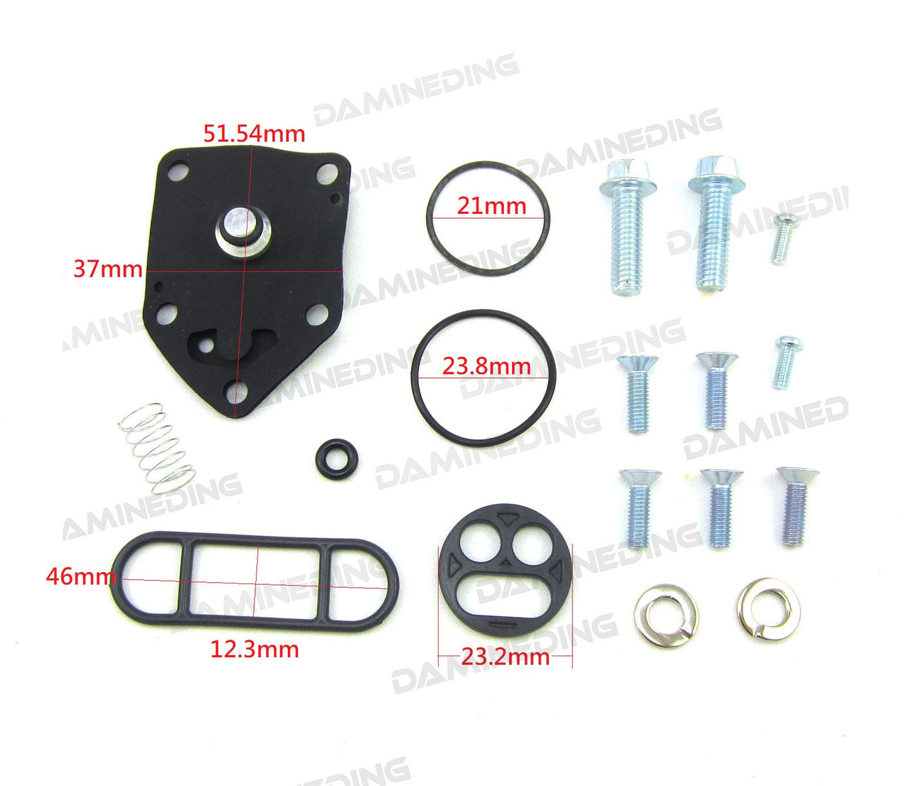 Fuel/Gas Petcock Repair Kit 1992-1998 Seca II 600 XJ600S - Damineding Moto