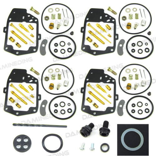 4X CARB REBUILD KIT 75 Goldwing 1000 GL1000 plus 1 Fuel Petcock Repair ...