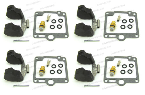 4 X Deluxe CARBURETOR CARB REBUILD KIT & Float 80-87 FJ1200 FJ1100 ...