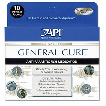 API General Cure Powder Packets, 10ct. - AquaCave.com | AquaCave