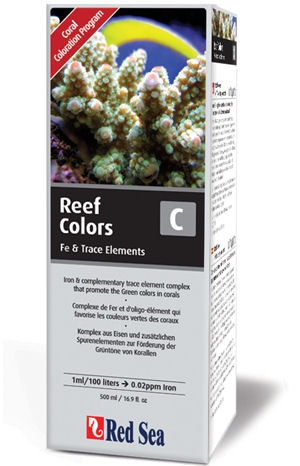 Red Sea Reef Colors C (Iron/Trace) 500 ML - AquaCave.com | AquaCave