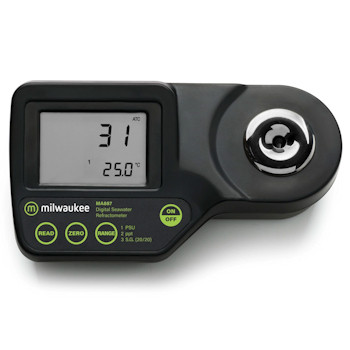 Milwaukee MA887 Digital Saltwater Refractometer with Case - AquaCave ...