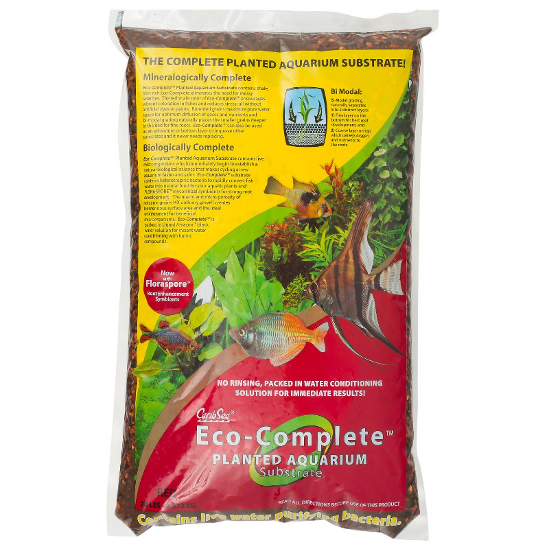 Caribsea Eco-Complete Planted Aquarium, Red 20 lbs. - AquaCave.com ...