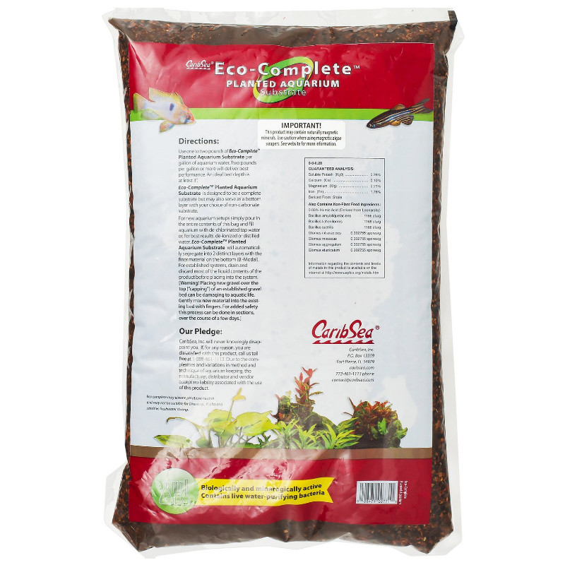 Caribsea Eco-Complete Planted Aquarium, Red 20 lbs. - AquaCave.com ...