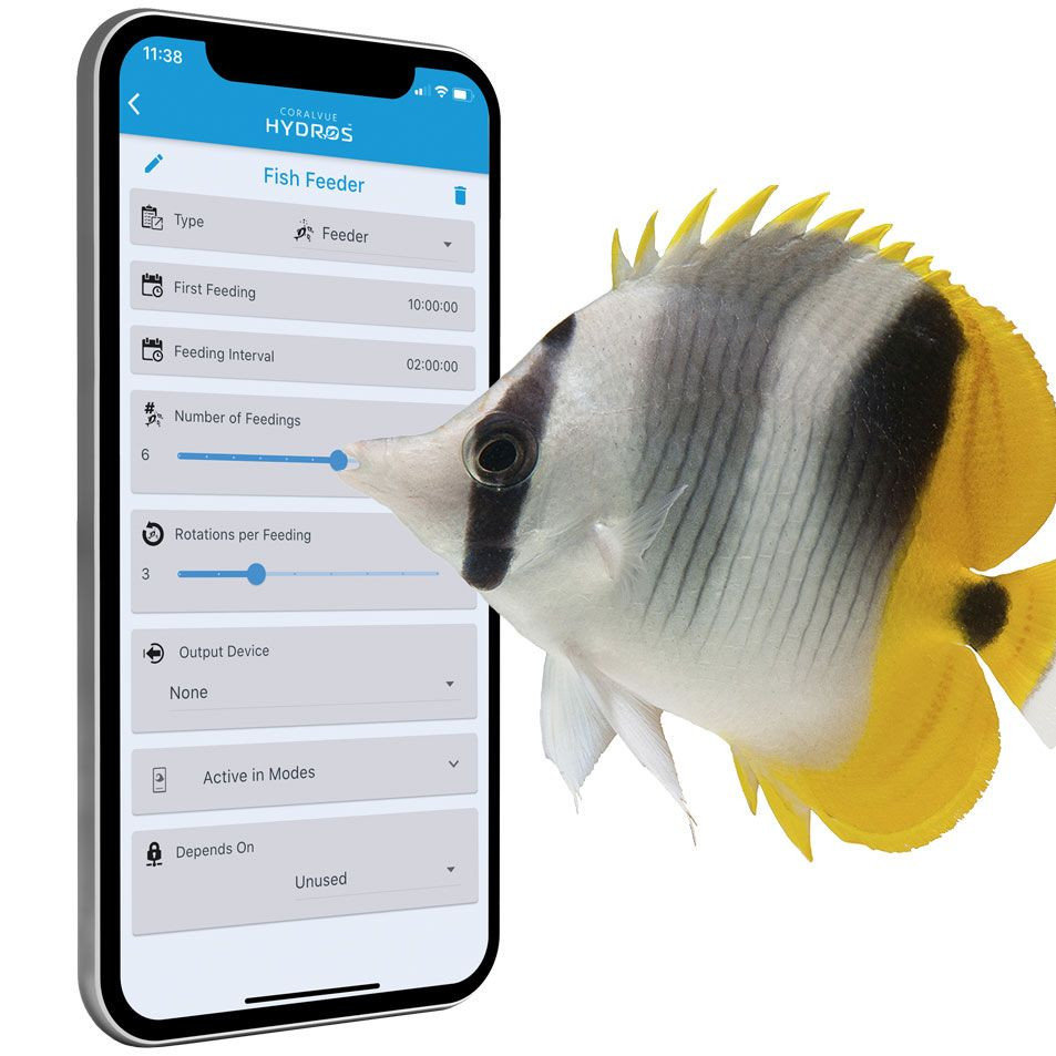 HYDROS WiFi Fish Feeder - AquaCave.com | AquaCave