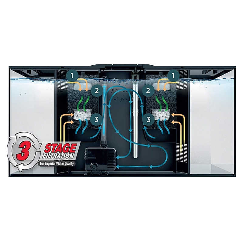 Fluval Flex 32 Gal. Full Kit w/Stand - Black - AquaCave.com | AquaCave