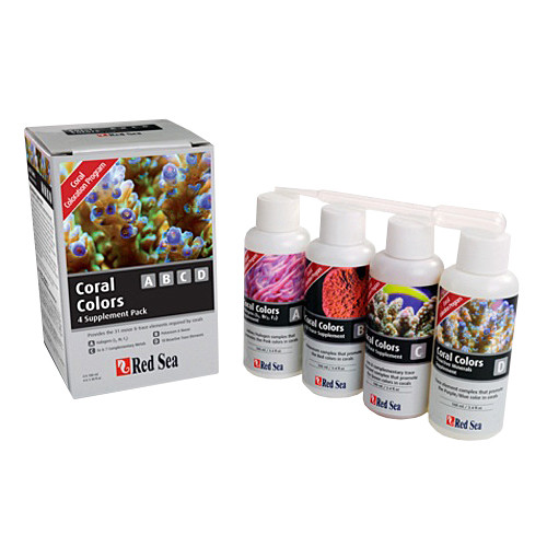 Red Sea Reef Colors ABCD 100ml 4-Pack - AquaCave.com | AquaCave