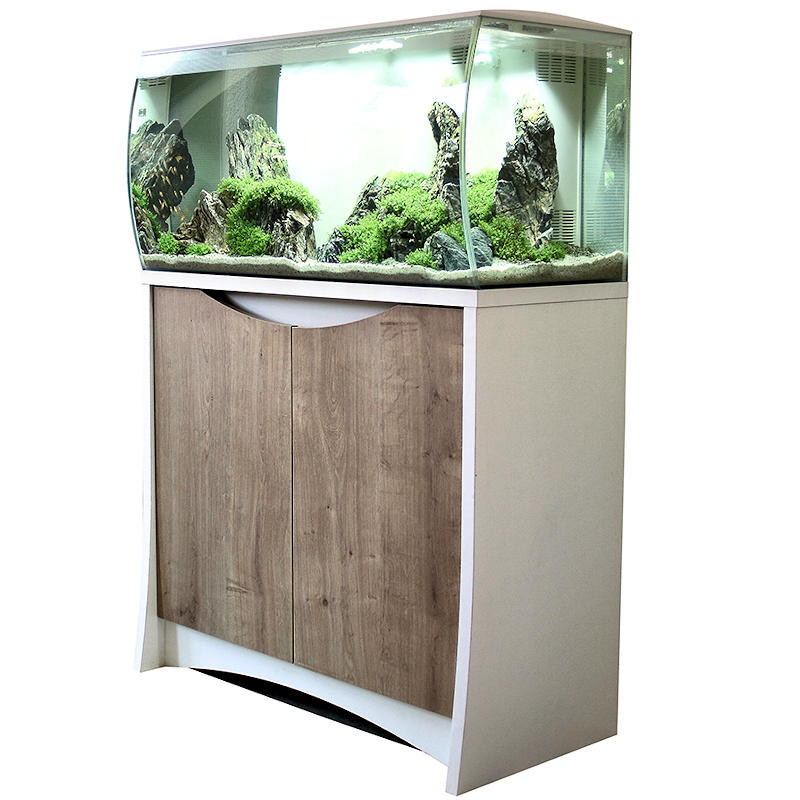 Fluval Flex 32 Gal. Full Kit w/Stand - White - AquaCave.com | AquaCave