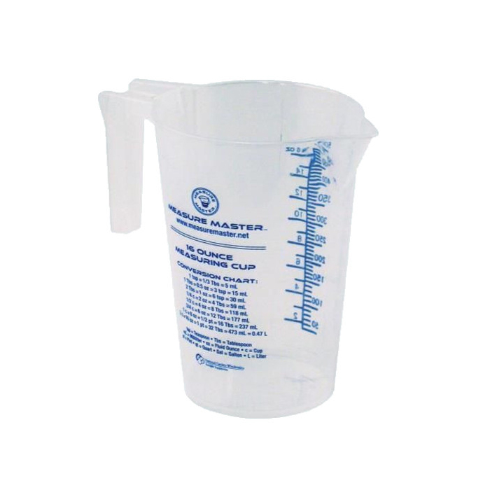 Measure Master Graduated Round Container, 16 oz. / 500 ml. - AquaCave ...