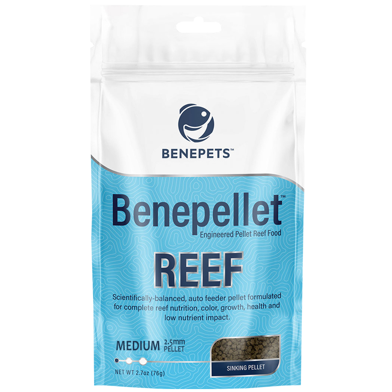 Benepets Benepellet Reef Probiotic Coral & Fish Food - Medium 2.7 oz ...
