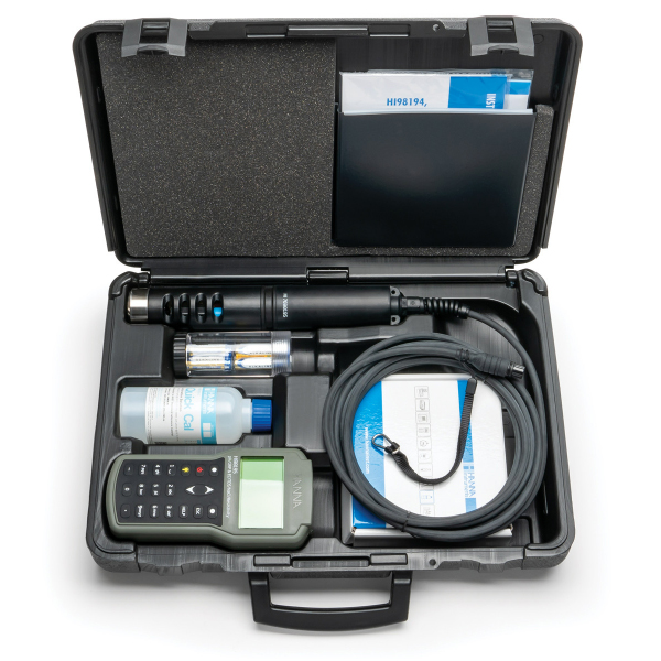 Hanna HI98195 Multiparameter pH/ORP/EC/Pressure/Temperature Waterproof ...