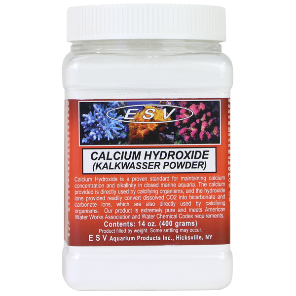 ESV Calcium Hydroxide, Kalkwasser Powder, 14 oz. - AquaCave.com | AquaCave