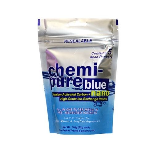 Chemi-Pure Blue Nano Pouch (5 Nano Packets) - AquaCave.com | AquaCave