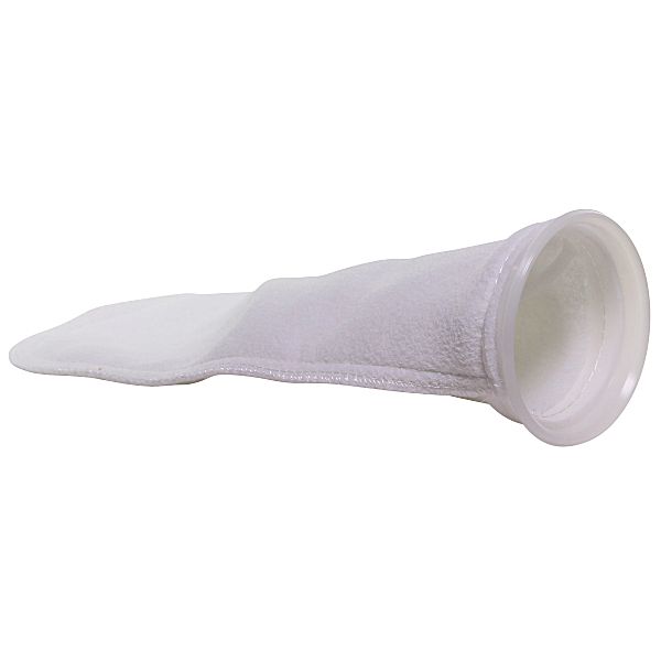4"x14" 50 micron FELT Pre-Filter Sock with Vinyl Flange - AquaCave.com ...