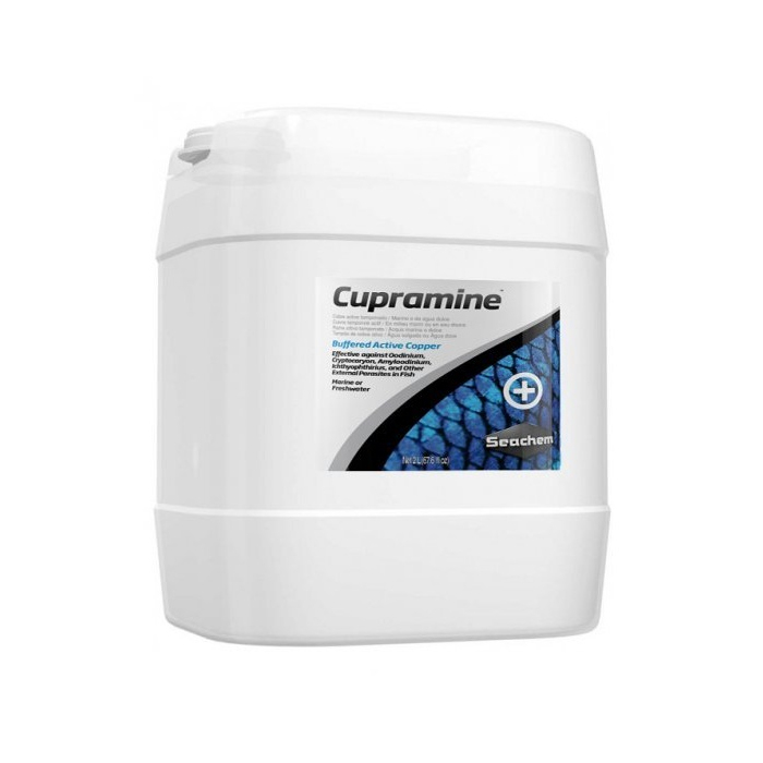 Seachem Cupramine Cooper Treatment 20 Liters. - AquaCave.com | AquaCave