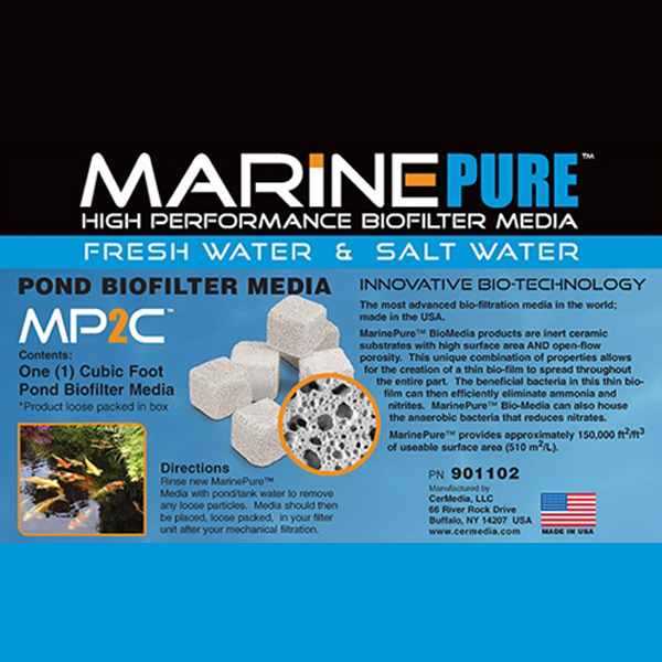 MarinePure High Performance Biofilter Media MP2C 1/2 CU FT - AquaCave ...