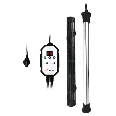 Finnex HMU-100S Titanium Heater With Controller, 100 Watts - AquaCave ...