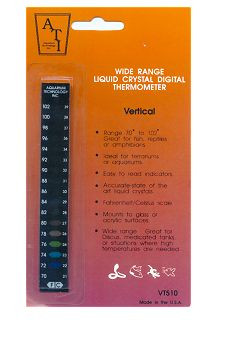 Liquid Crystal HORIZONTAL Digital Thermometers by Aquarium Technologies ...