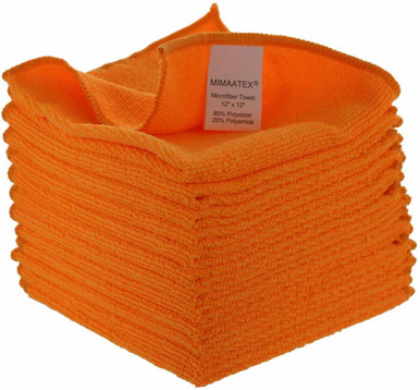 Microfiber Cleaning Cloth-12 Pack-12x12 inches-Lint Free-Streak Free ...