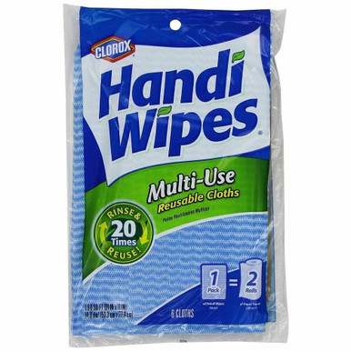 Handi Handy Wipes Multi-Use Reusable Cleaning Cloths 6 Pack QUANTITY ...