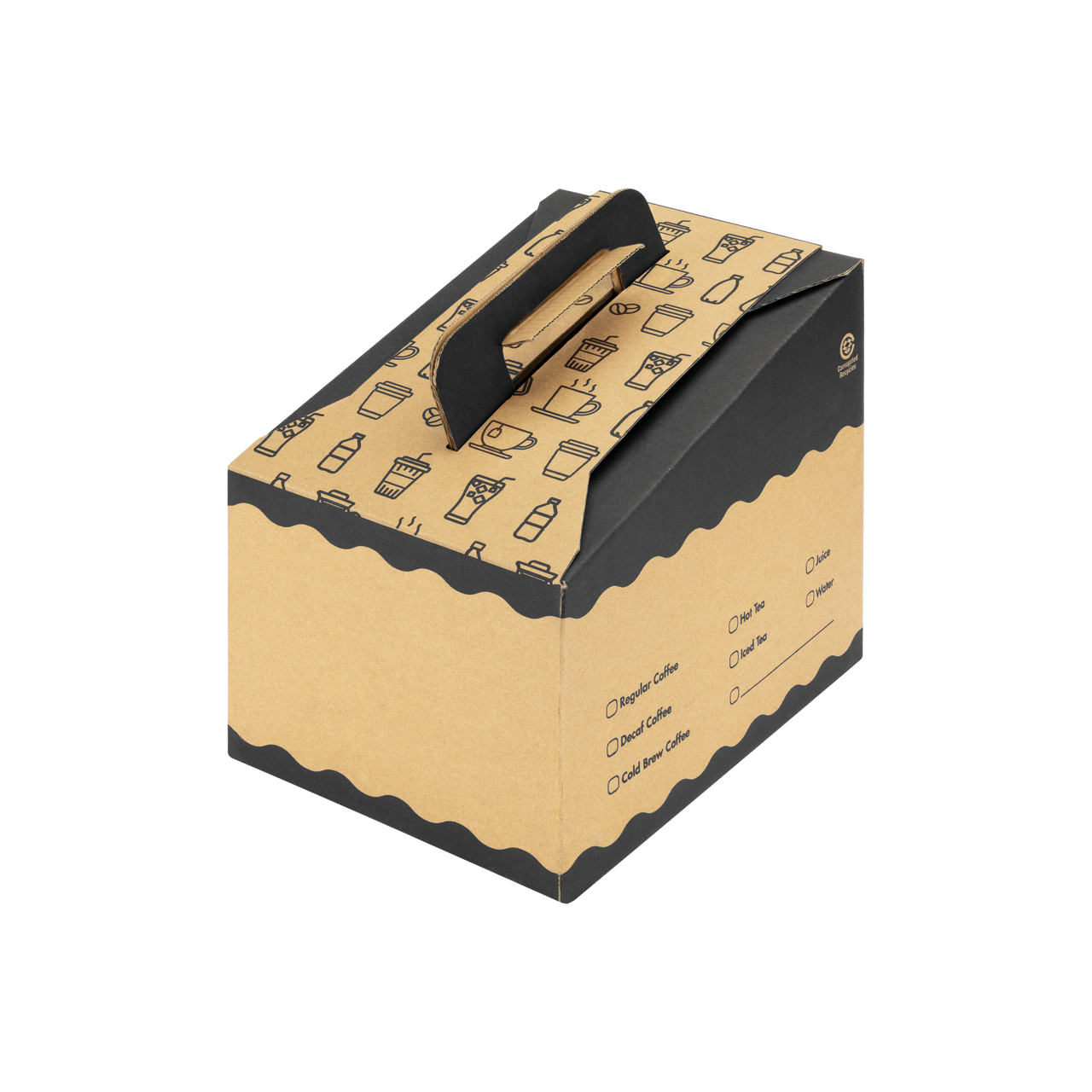 Beverage Take-Out Container, 96oz - 25 pcs